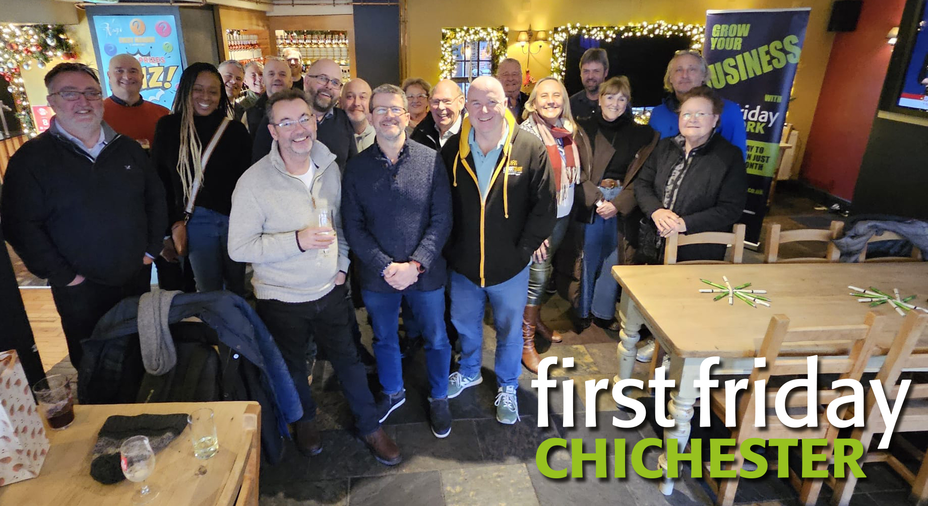 Chichester business networking free to attend - First Friday Network